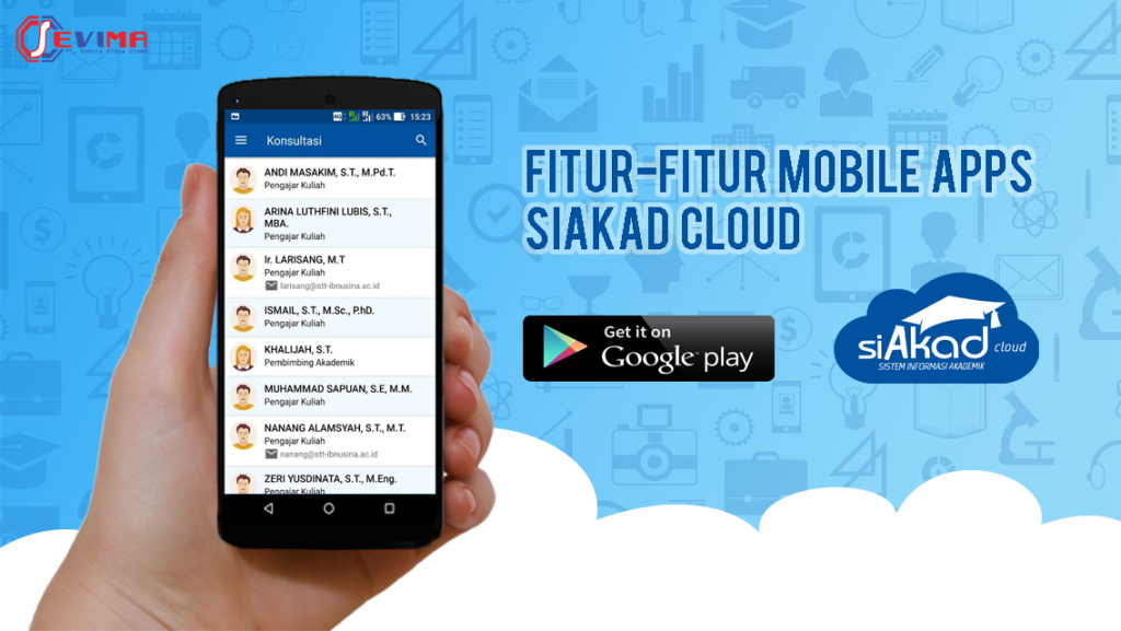 siAkad cloud SEVIMA Didukung Mobile Apps, Ini Fitur-Fiturnya | SEVIMA