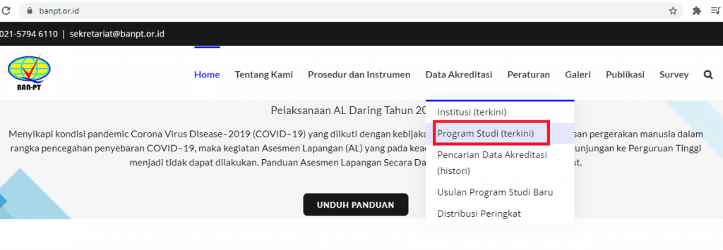 Cara Cek Akreditasi Program Studi Terbaru | SEVIMA