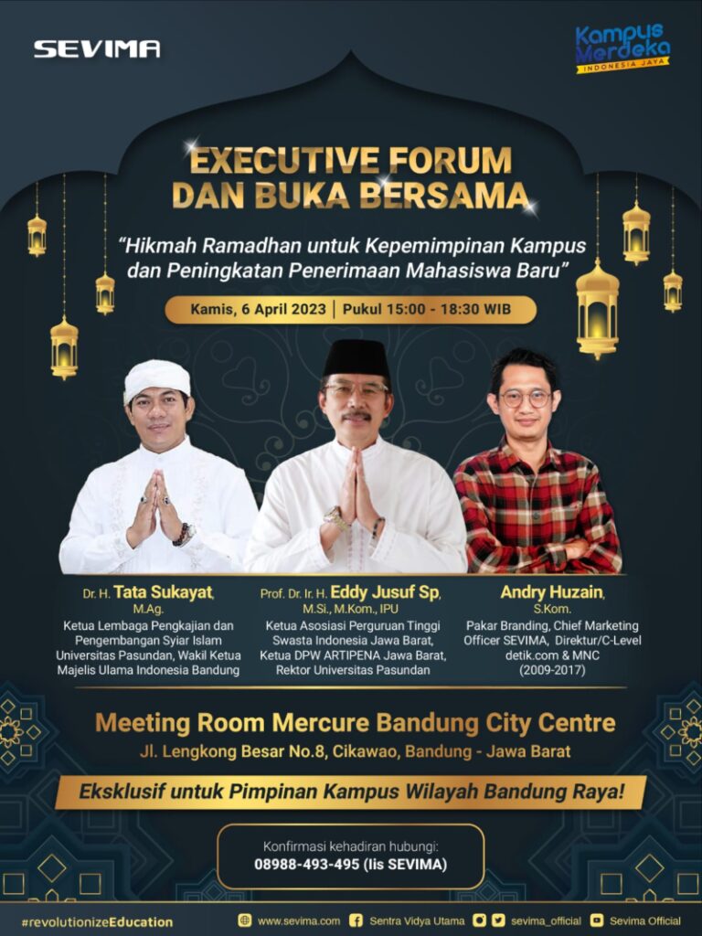 SEVIMA Akan Gelar Executive Forum & Buka Bersama Pimpinan Kampus di ...