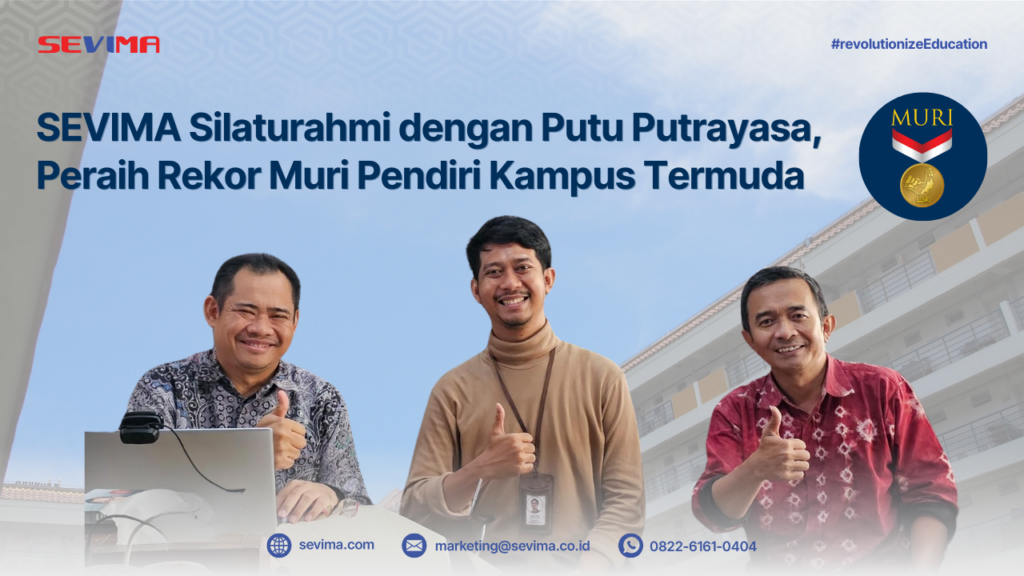 SEVIMA Silaturahmi dengan Putu Putrayasa, Peraih Rekor Muri Pendiri ...