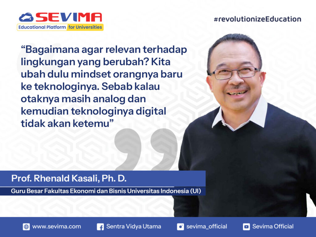 Rhenald Kasali Jadi Narasumber Executive Forum SEVIMA, Dihadiri Ratusan ...