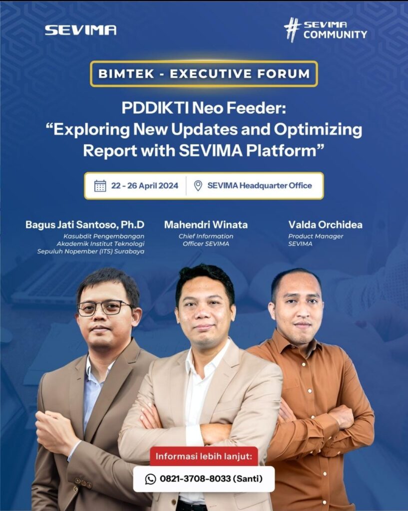 SEVIMA Gelar Bimtek dan Executive Forum Pekan Depan | SEVIMA