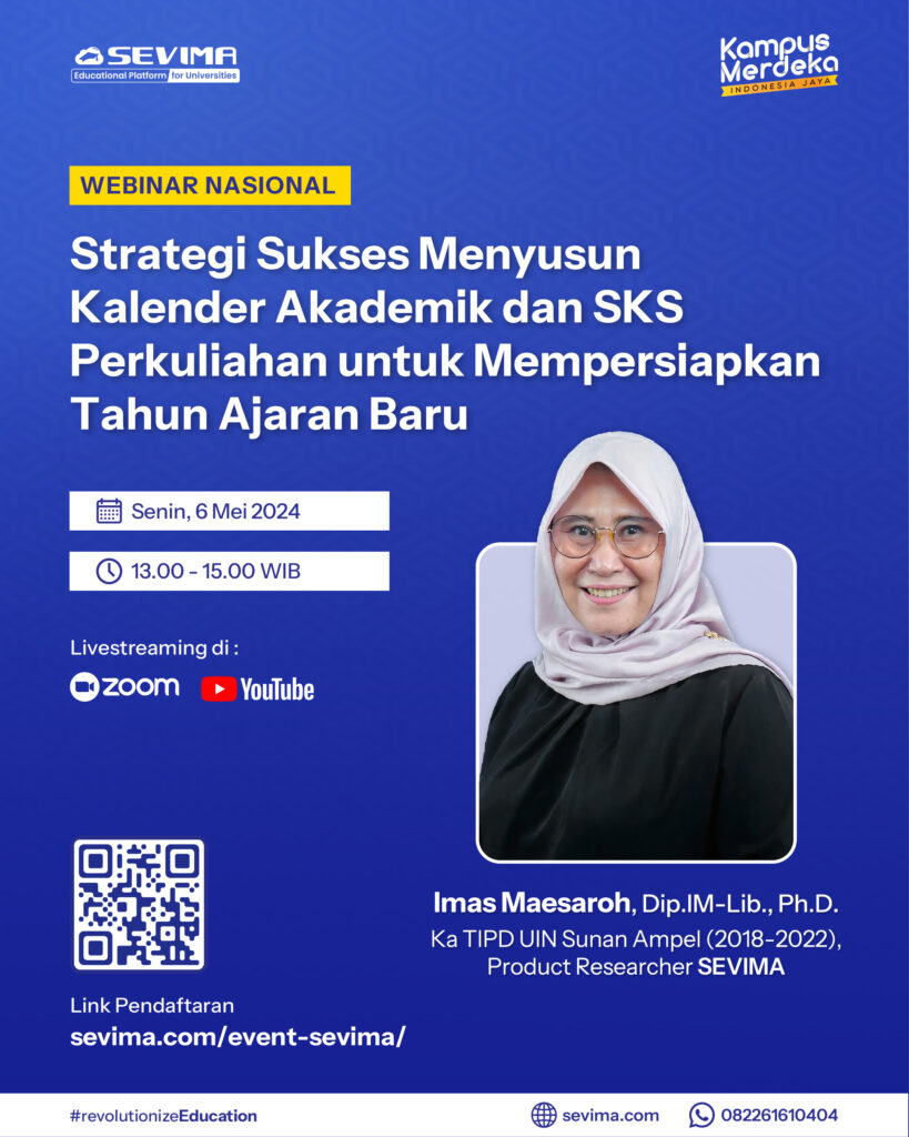 Webinar: Strategi Sukses Menyusun Kalender Akademik dan SKS Perkuliahan ...
