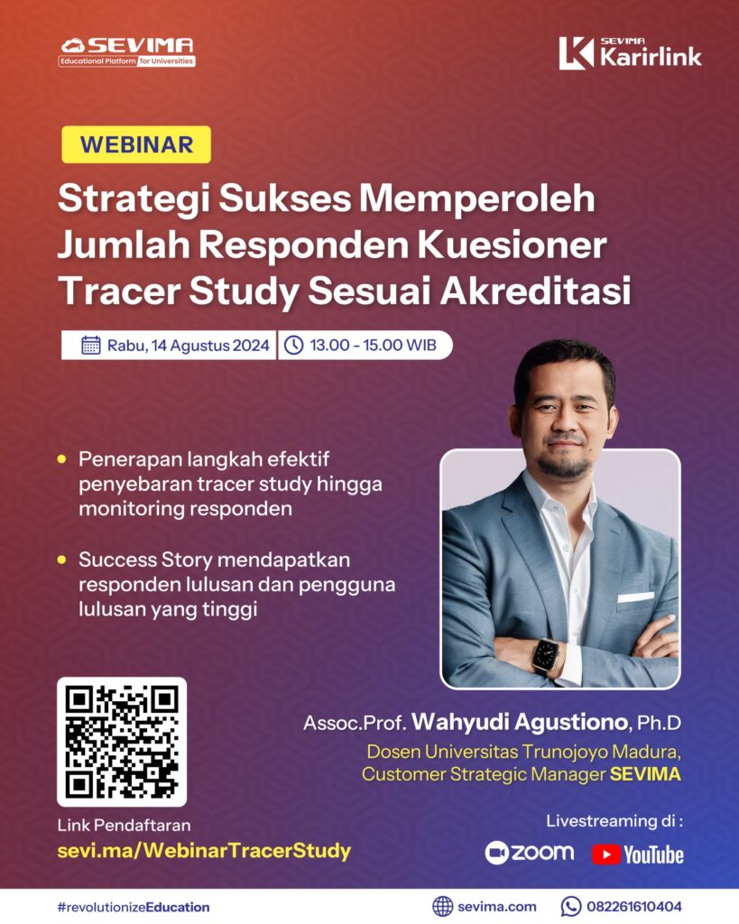 Webinar: Strategi Sukses Memperoleh Jumlah Responden Kuesioner Tracer ...