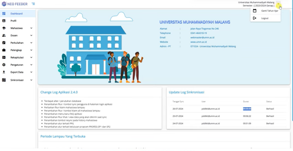 Baru! PDDIKTI Rilis Neo Feeder Versi 2.4.0, Ini Perbaikan dan ...