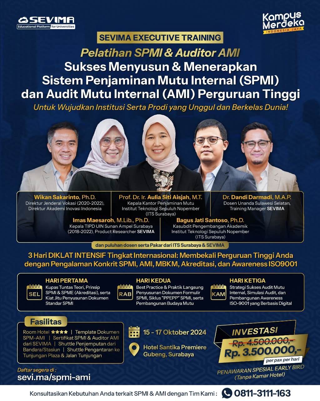 SEVIMA Executive Training: Bangun Kapasitas SDM Perguruan Tinggi untuk ...