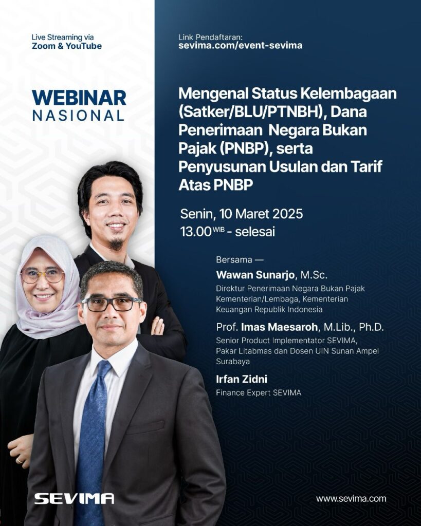 Webinar: Mengenal Status Kelembagaan (Satker/BLU/PTNBH), Dana ...