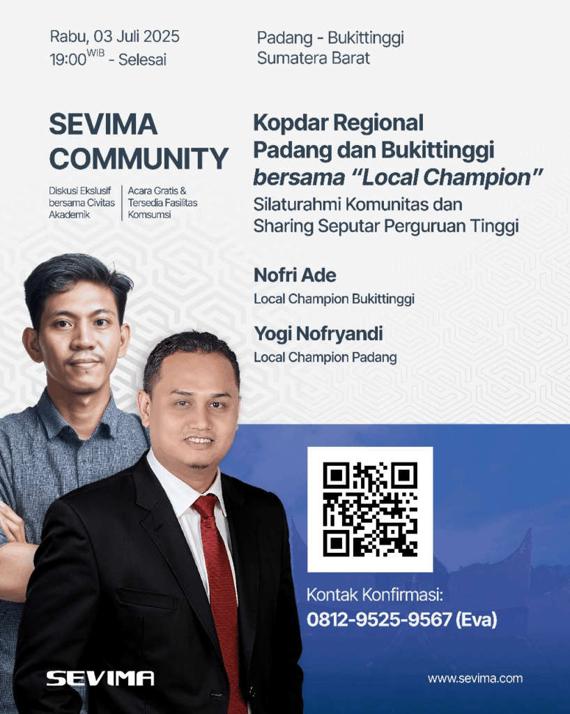 SEVIMA COMMUNITY: Kopdar Regional Padang dan Bukittinggi bersama Local ...