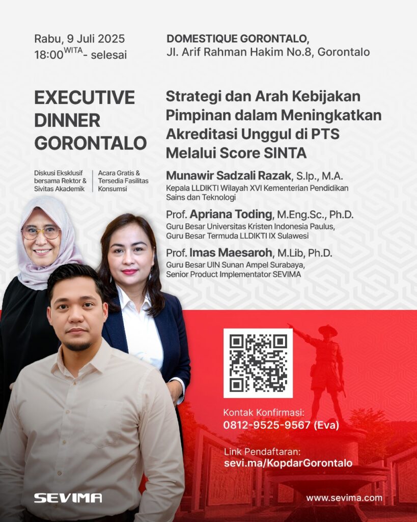 EXECUTIVE DINNER GORONTALO: Strategi dan Arah Kebijakan Pimpinan dalam Meningkatkan Akreditasi ...