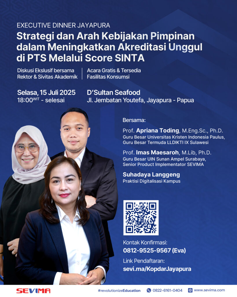 Executive Dinner Jayapura: Strategi dan Arah Kebijakan Pimpinan dalam Meningkatkan Akreditasi ...