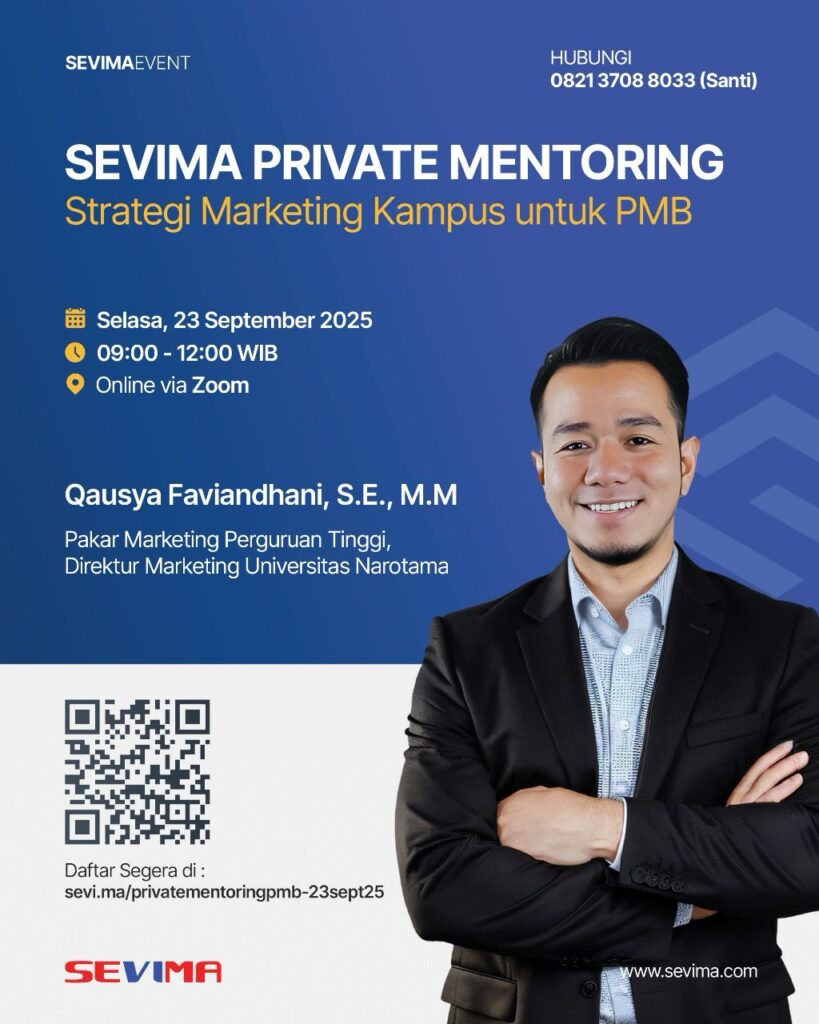 SEVIMA Private Mentoring: Strategi Marketing Kampus untuk PMB | SEVIMA