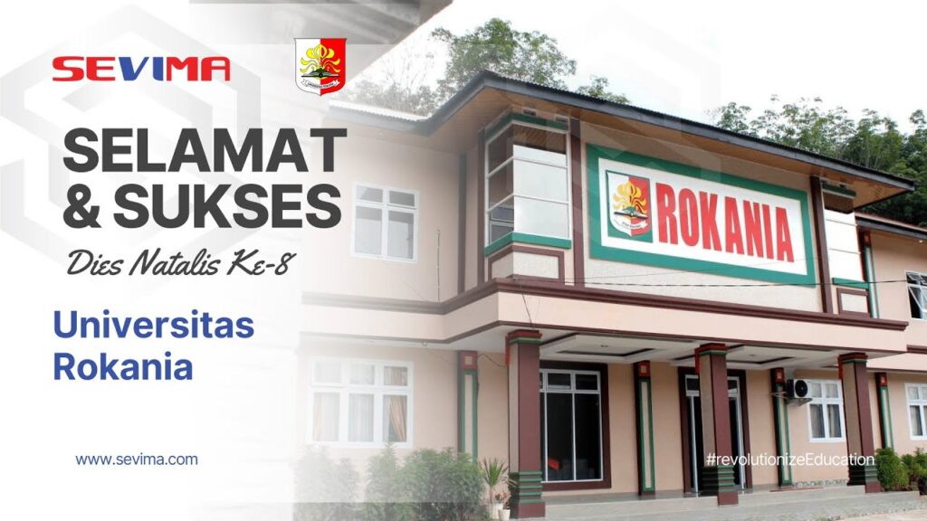 SEVIMA Ucapkan Selamat Dies Natalis Ke-8 Universitas Rokania | SEVIMA